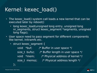 kdump_usage_and internals from redhat engineers | PPT