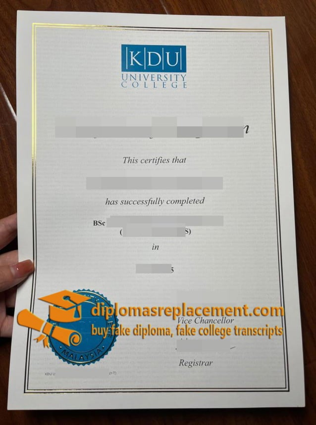 Order a KDU University College diploma.pdf