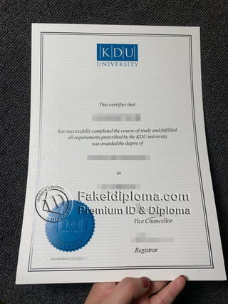 KDU University degree | PDF