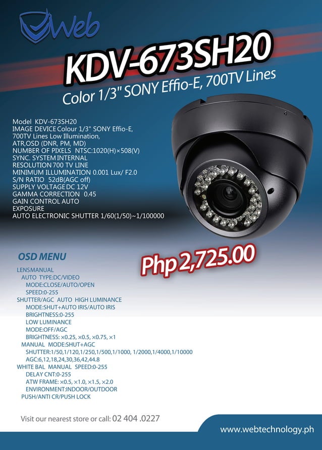 Kdv 673 sh20-700 tvl(2) | PDF