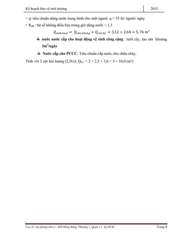 Kế hoạch bảo vệ môi trường Sao Nam Việt | PDF