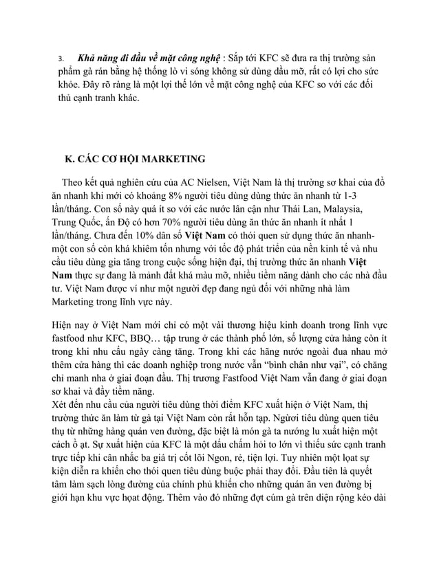 Ke hoach-marketing-cho-kfc-viet-nam-6-thang-cuoi-nam-2010-doc | PDF