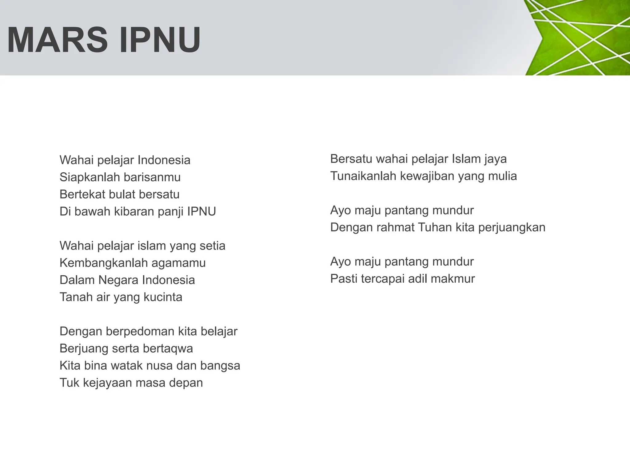 Materi Ke-Ikatan Pelajar Nahdlatul Ulama-IPNU-An I.pptx