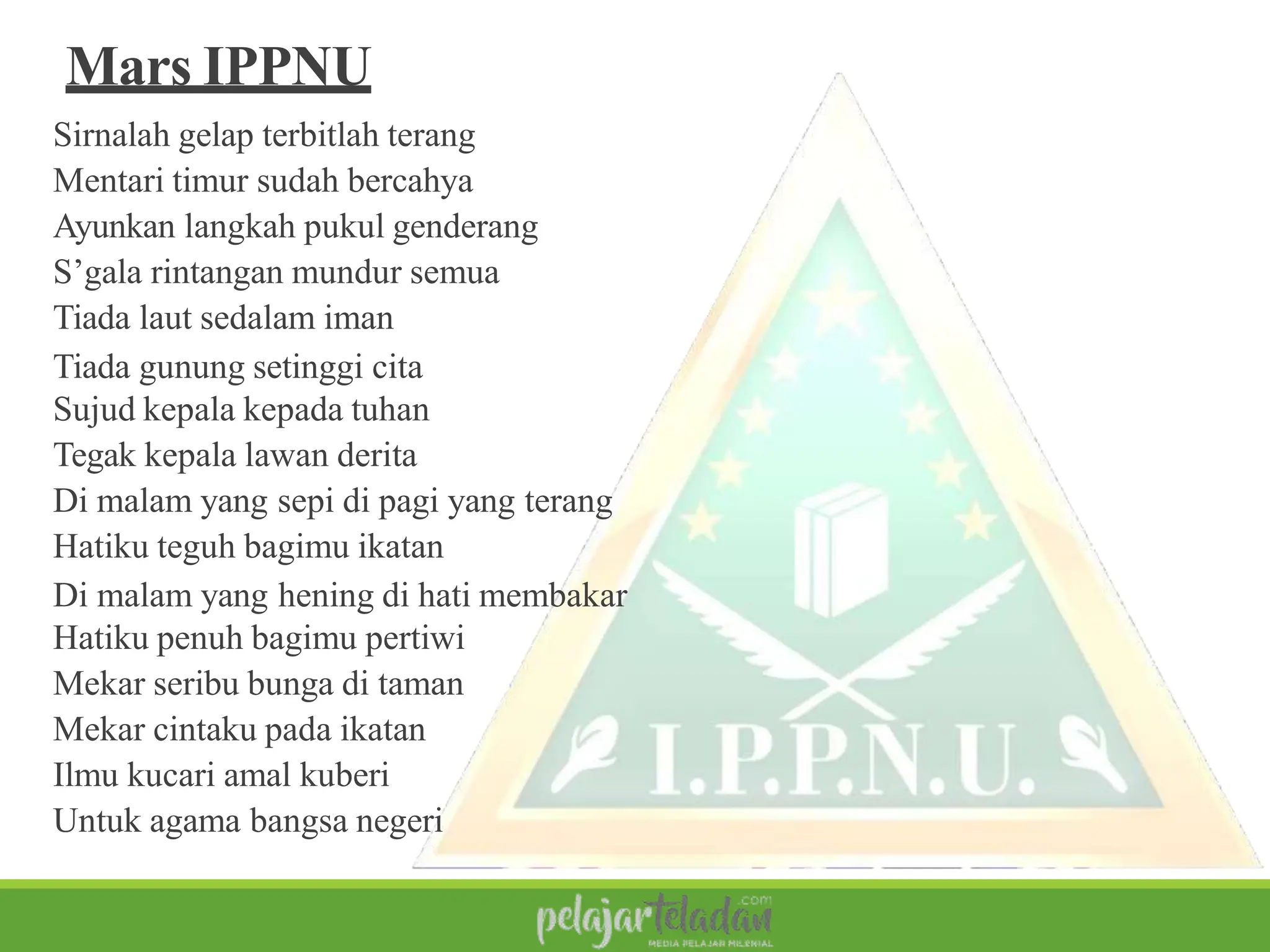 Ke-IPNU & IPPNU-an menjelaskan tentang ipnu ippnu | PPTX