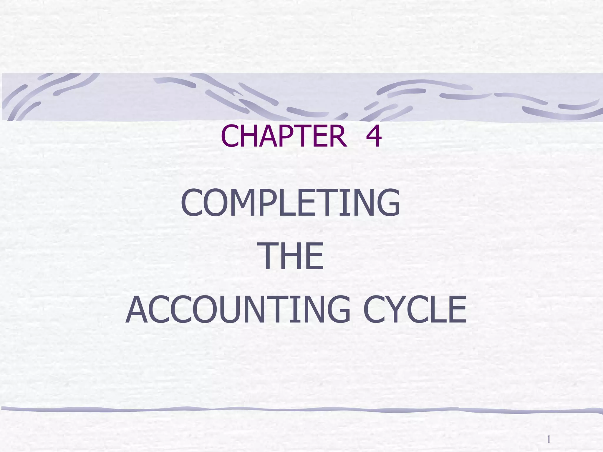 Akaun Chapter 4 | PPT