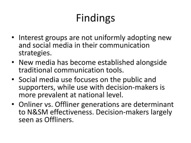 Tools and tactics - audience receptivity to social media | PPT
