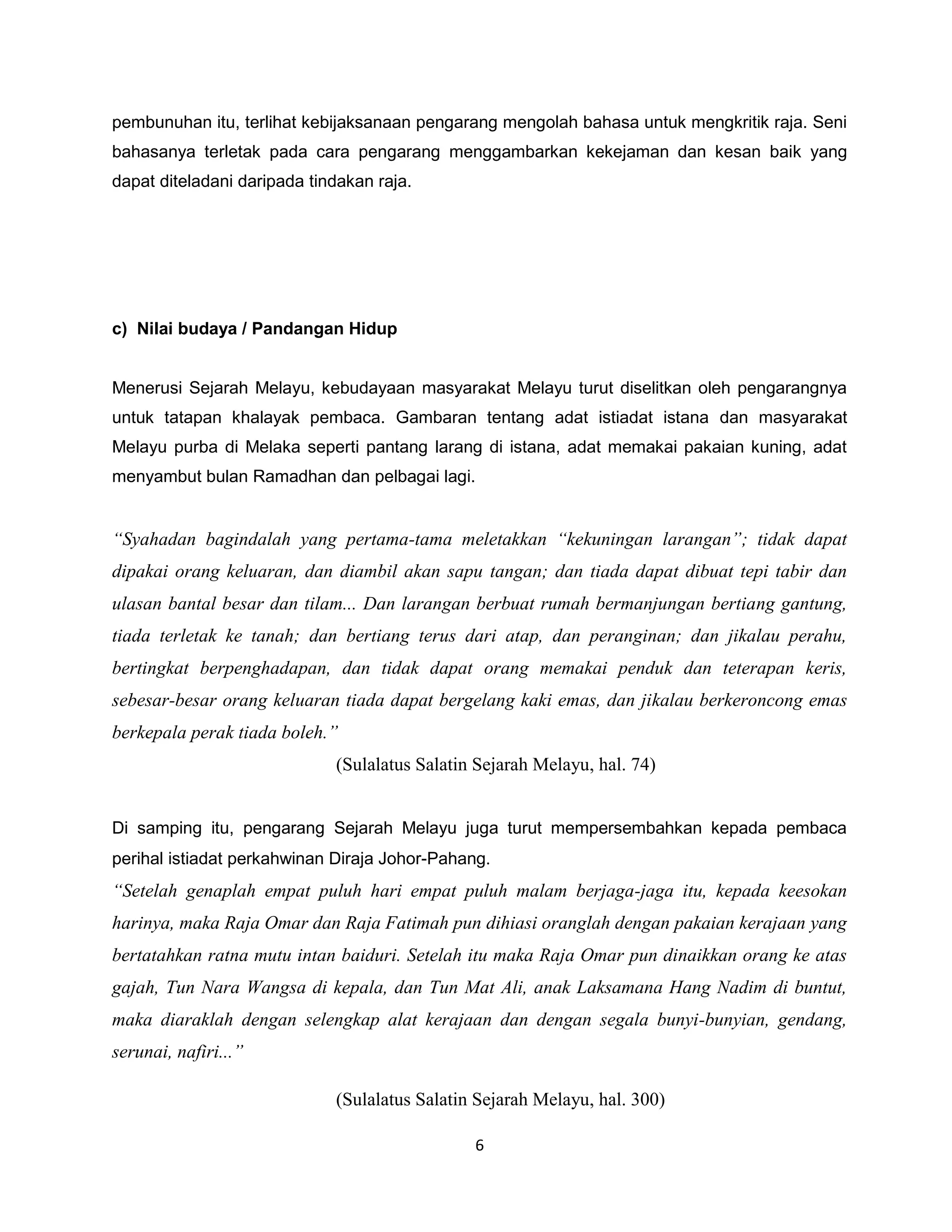 Keagungan Karya Agung Melayu | PDF