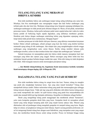 Keajaiban di dalam tubuh kita. indonesian. bahasa indonesia | DOC