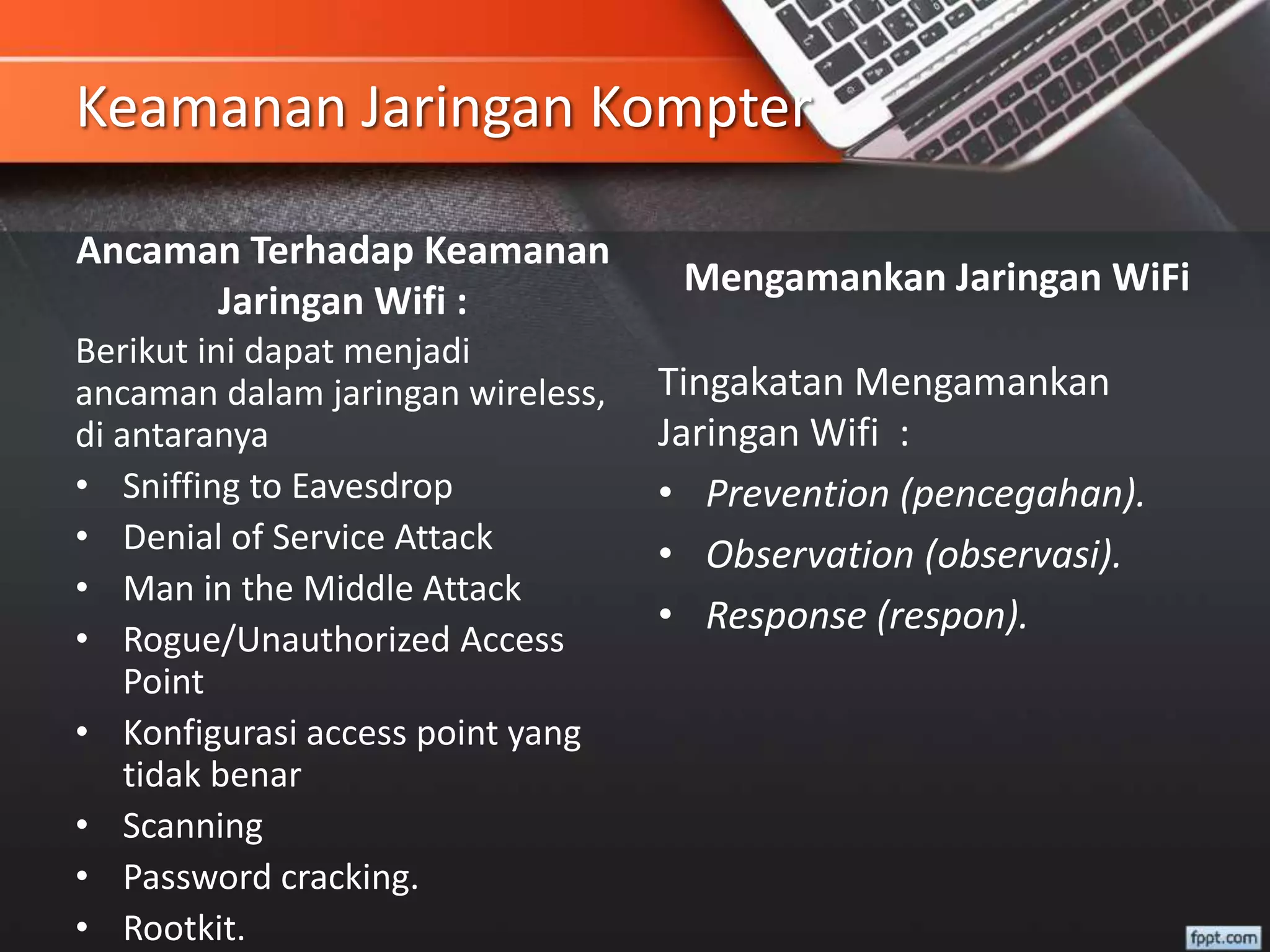 Keamanan jaringan komputer kelompok 2 | PPT