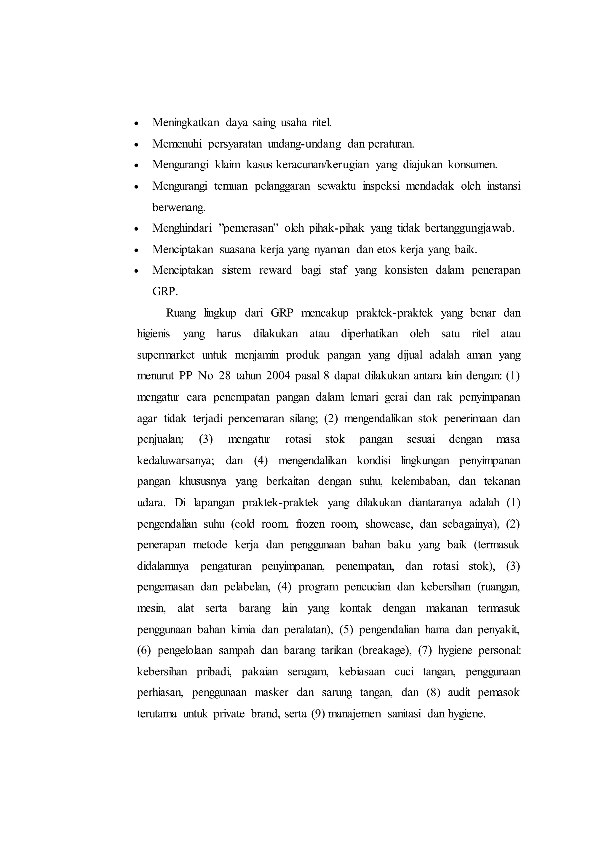 Keamanan pangan grp goro assalam | DOCX