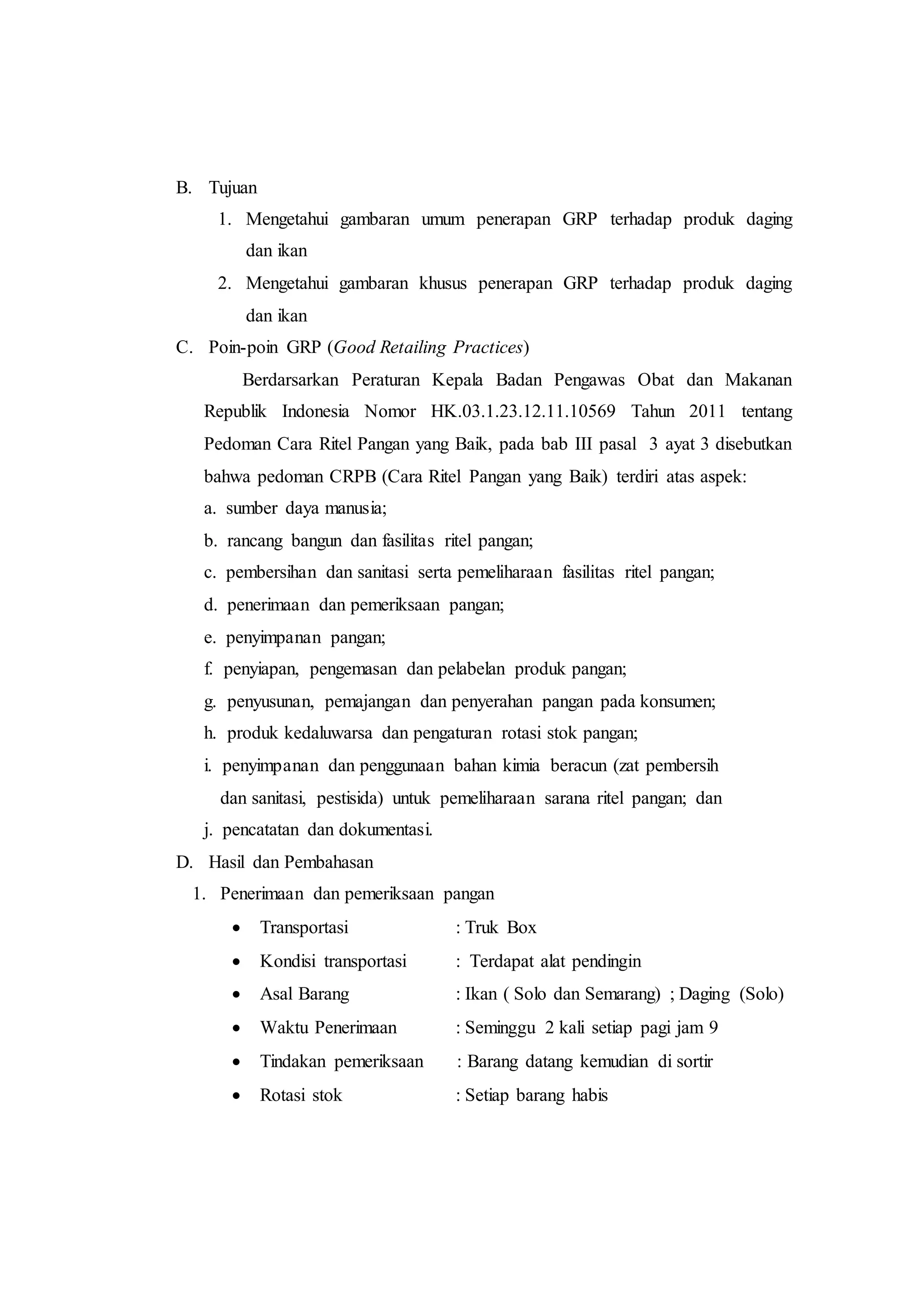 Keamanan pangan grp goro assalam | DOCX