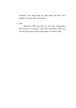 Keamanan pangan grp goro assalam | DOCX