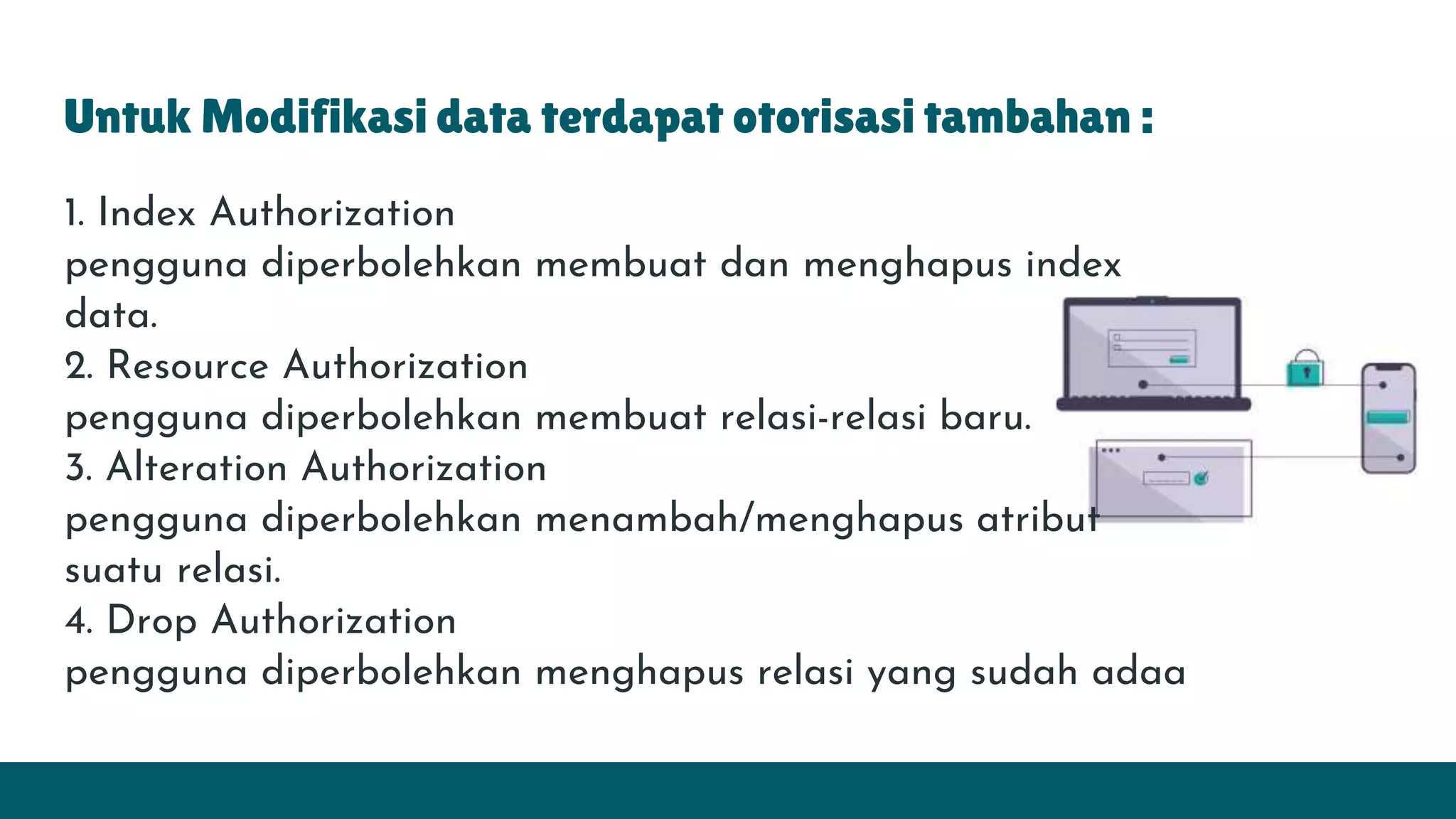 Keamanan sistem database | PPTX