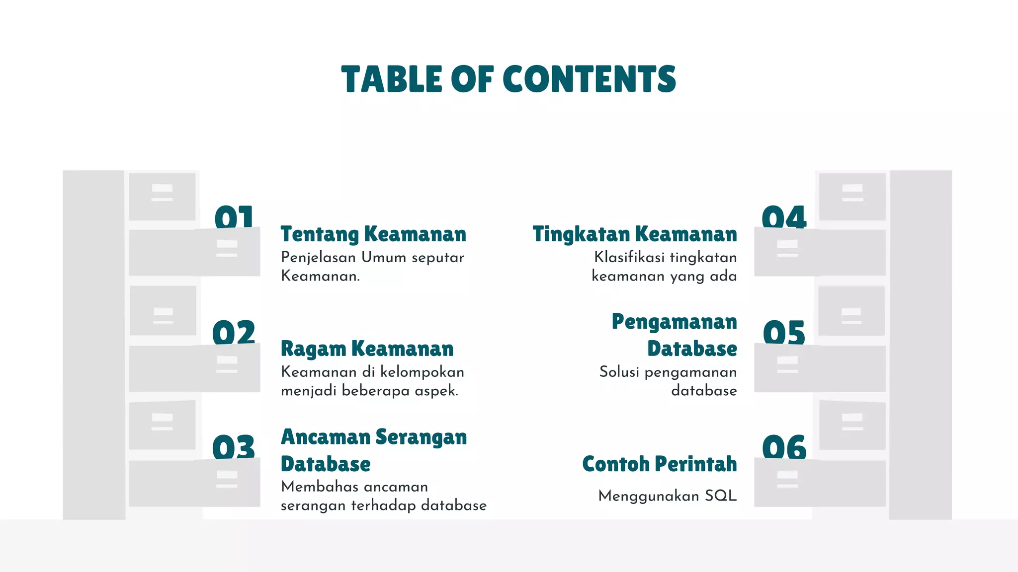 Keamanan sistem database | PPTX