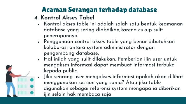 Keamanan sistem database | PPTX