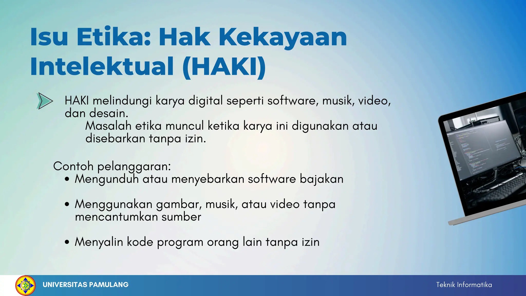 PPT - Keamanan Sistem Informasi dan Etika | PDF