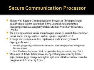 Keamanan sistem operasi kelompok 3 security kernel | PPT