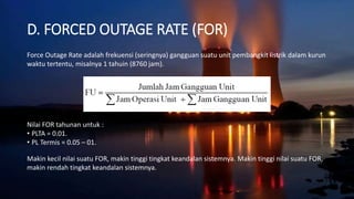 Keandalan sistem tenaga listrik | PPTX