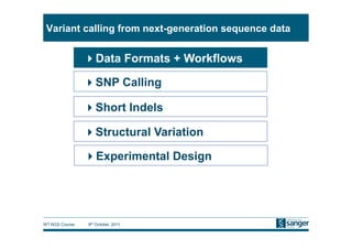 Overview of methods for variant calling from next-generation sequence ...