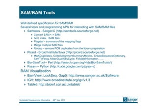 Overview of methods for variant calling from next-generation sequence data | PPT