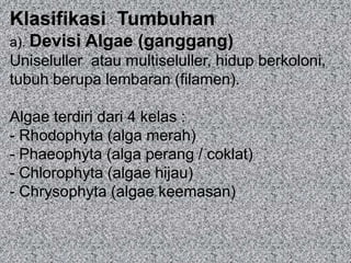 Keanekaragaman dan Klasifikasi Makhluk Hidup | PPTX