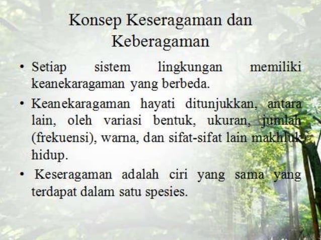 Keanekaragaman hayati tingkat gen, jenis, dan ekosistem | PPTX