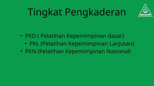 Materi Ke ANSOR an untuk PKD atau DIklatsar Banser.pptx