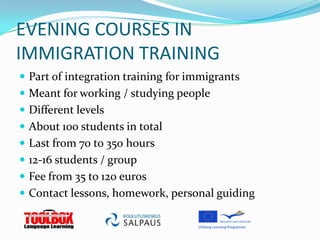 Integration Training for Immigrants (Nonstop training) | PPT