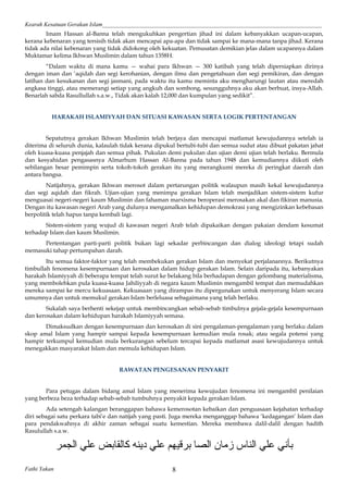 Ke arah kesatuan gerakan islam fathi yakan | PDF