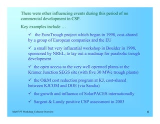 Parabolic trough collectors comparison | PDF