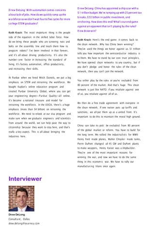 The US–China high-tech competition is modernizing American industries ...