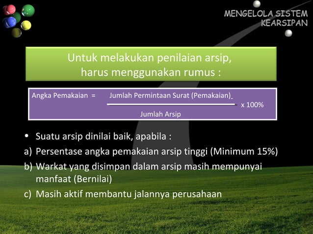 ARSIP DAN JENIS JENIS ARSIP | PPT