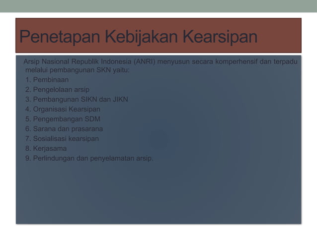 Kearsipan.pptx_materi tentang kearsipan dan persuratan | PPTX
