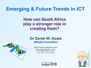 Emerging & Future Trends in ICT | PDF