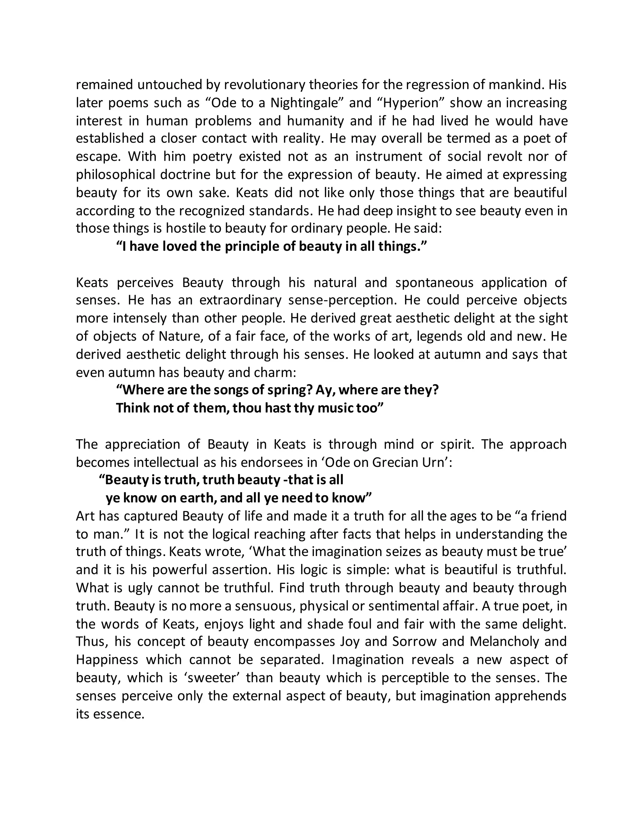 Keats concept of-beauty | DOCX