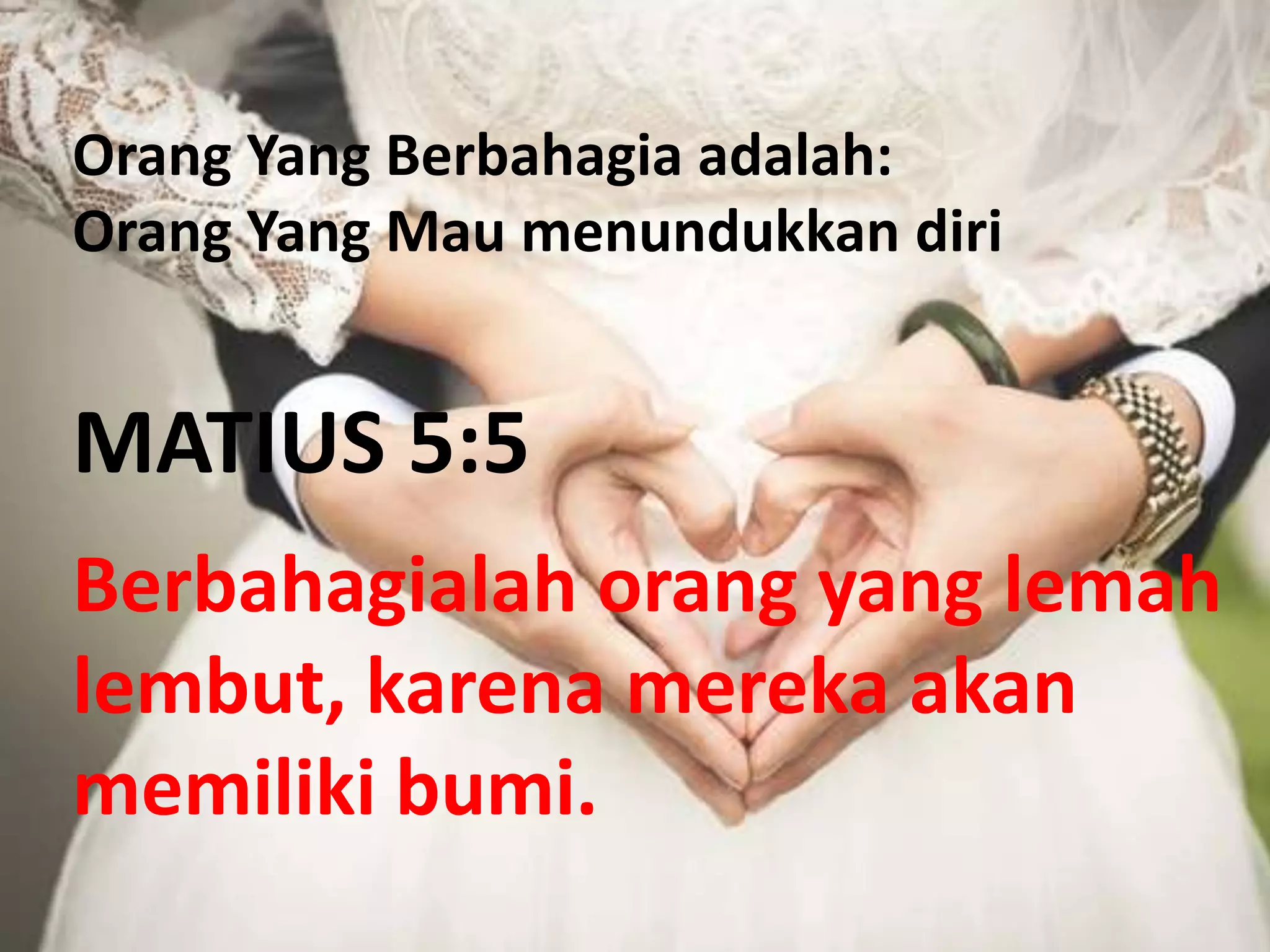 Khotbah Pernikahan: Kebahagiaan | PPTX