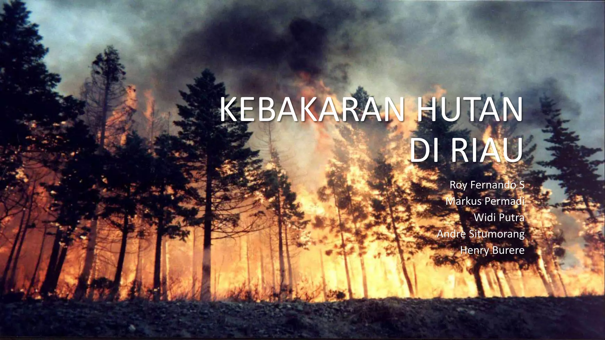 Kebakaran hutan | PPTX
