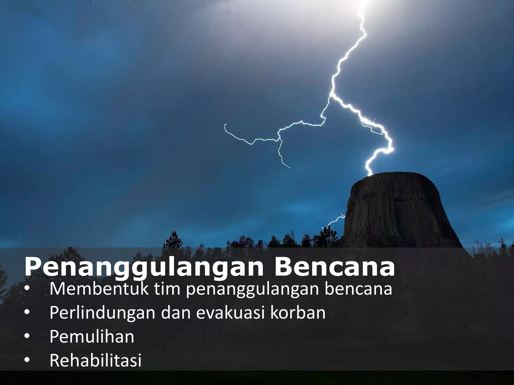 Kebencanaan dan Manajemen Bencana | PPTX