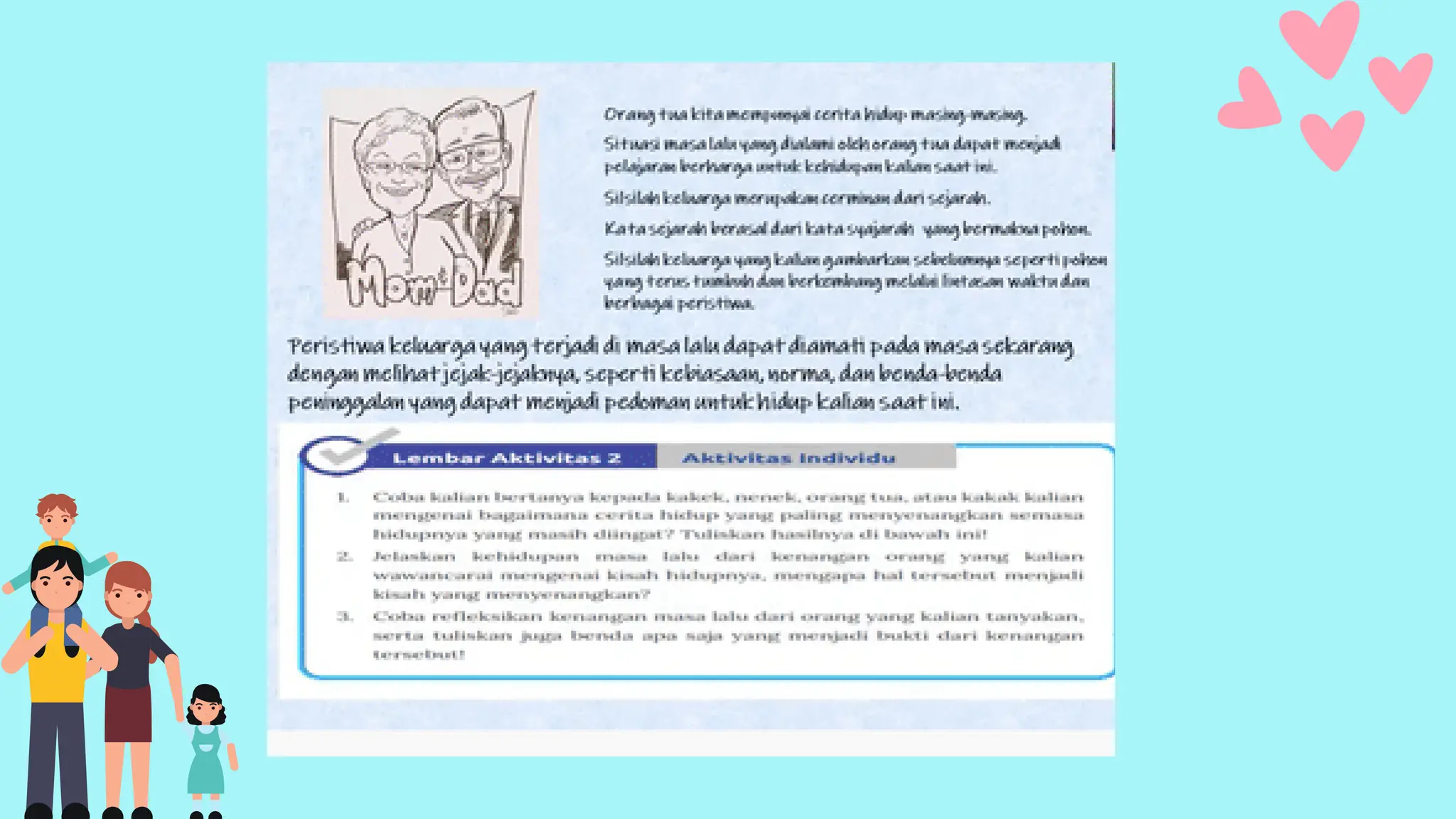 Materi IPS kelas 7 Keberadaan diri dalam keluarga | PDF