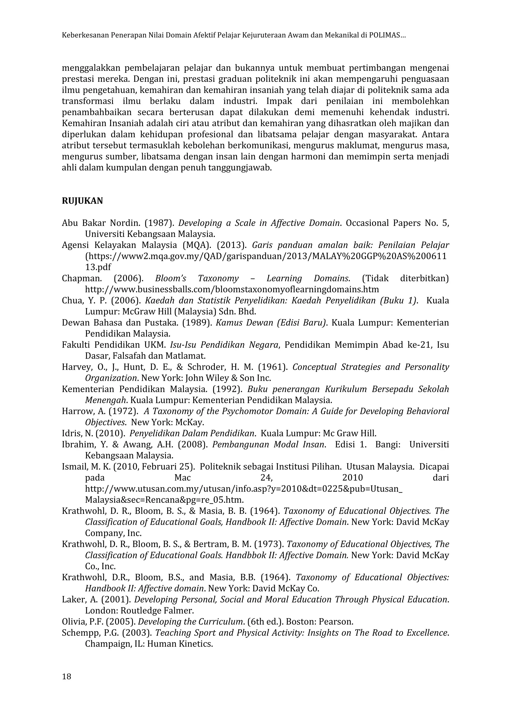 Keberkesanan Penerapan Nilai Domain Afektif Pelajar Kejuruteraan Awam dan Mekanikal di POLIMAS.pdf