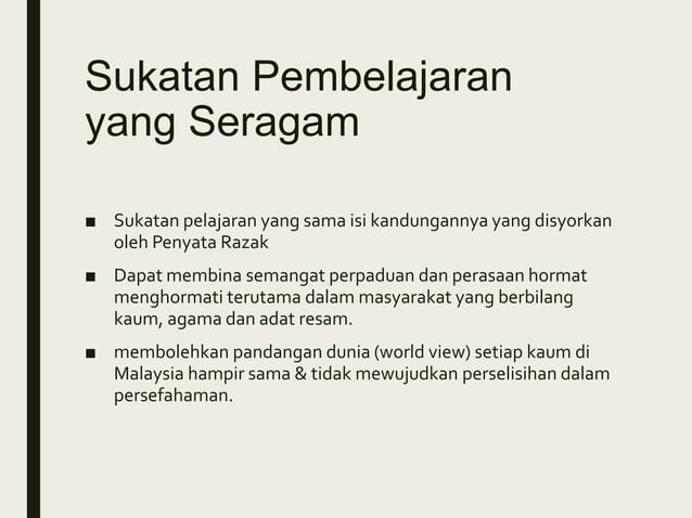 Keberkesanan sistem pendidikan di malaysia bagi memupuk perpaduan | PPTX