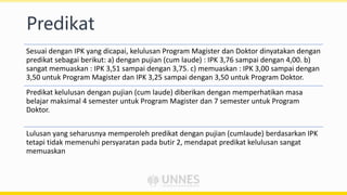 KEBIJAKAN AKADEMIK UNNES Power Point Presentation | PPTX