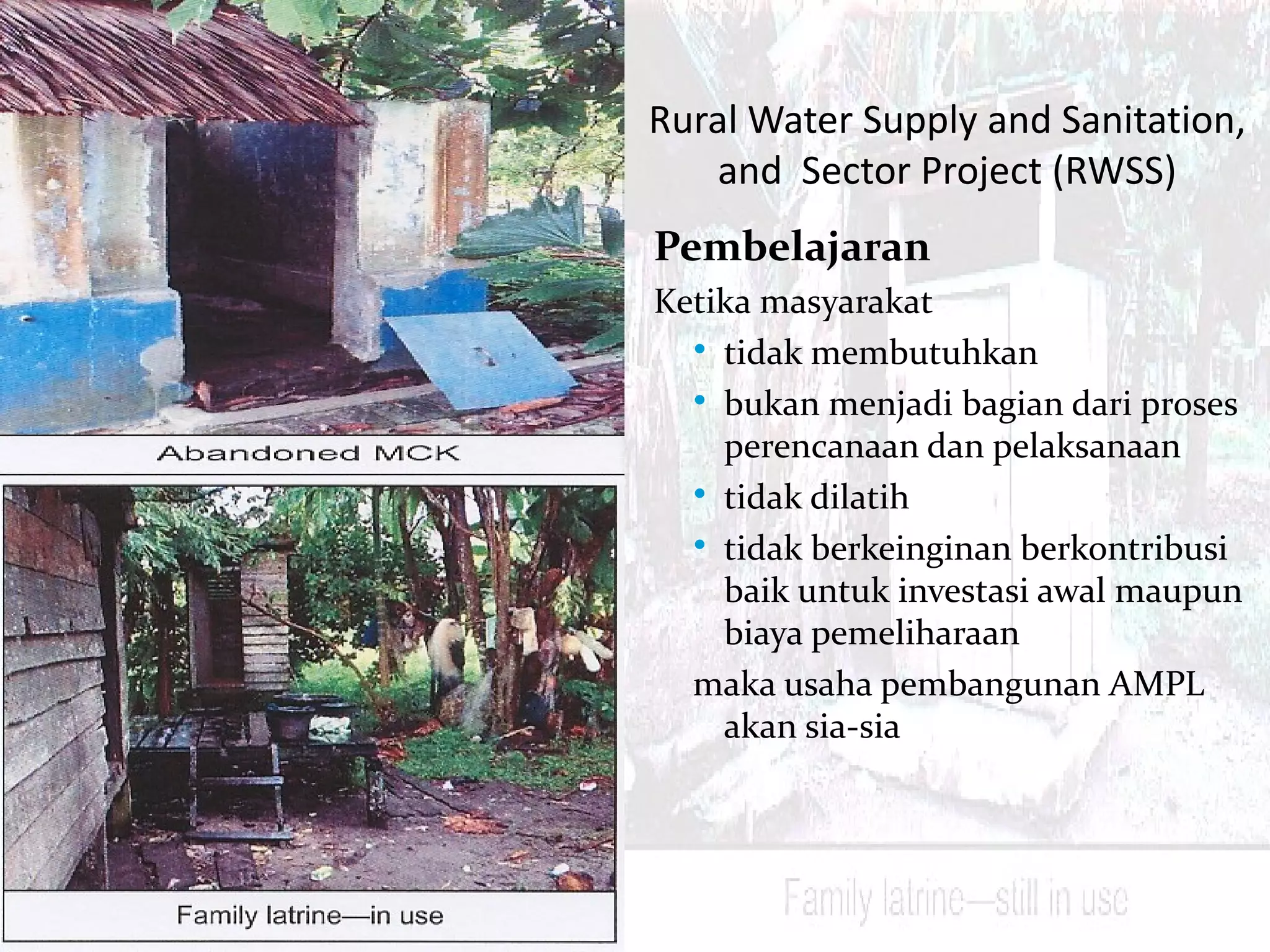 Kebijakan Pembangunan Air Minum dan Penyehatan Lingkungan Berbasis ...