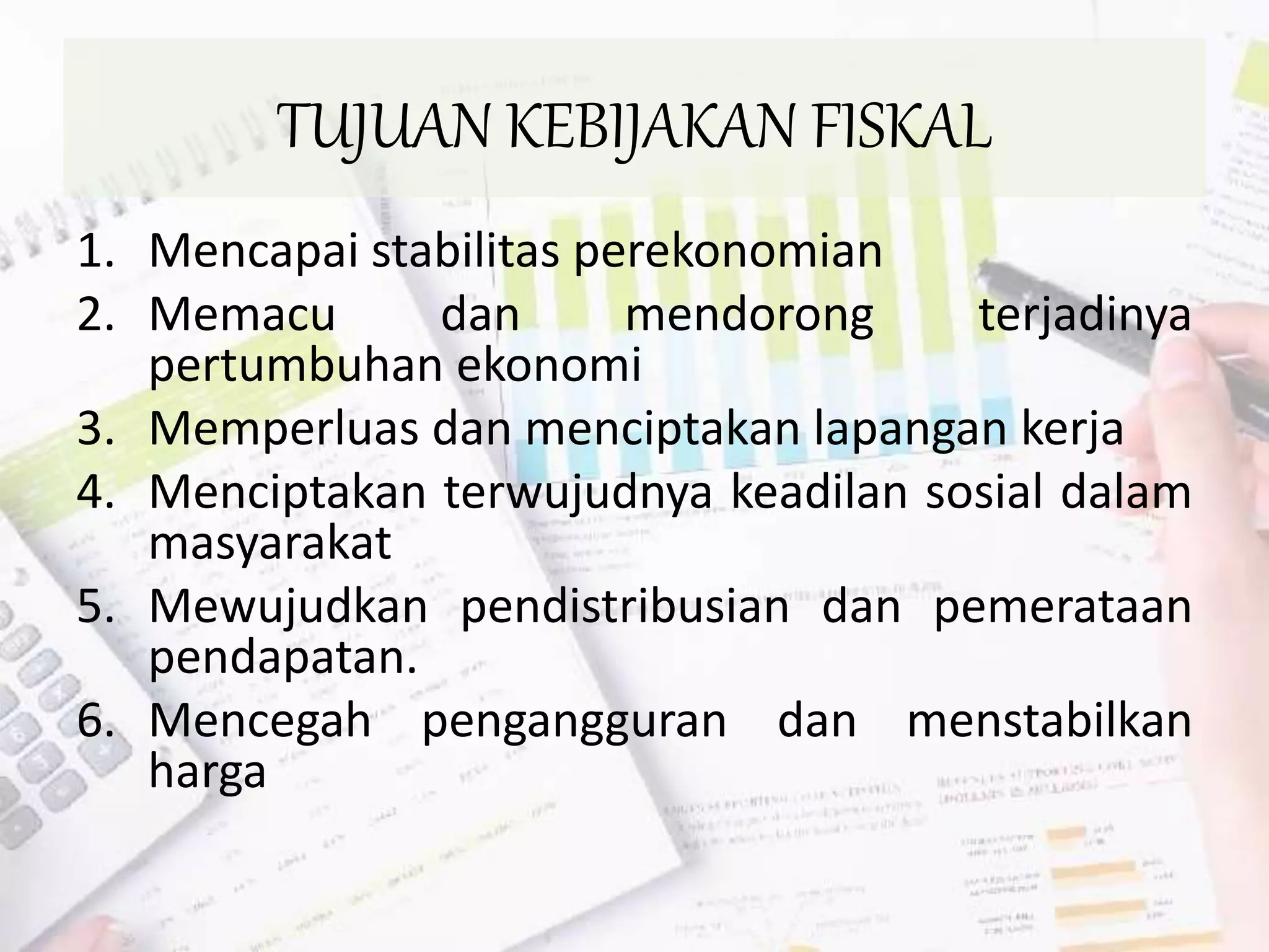 Kebijakan Fiskal di Indonesia | PPTX