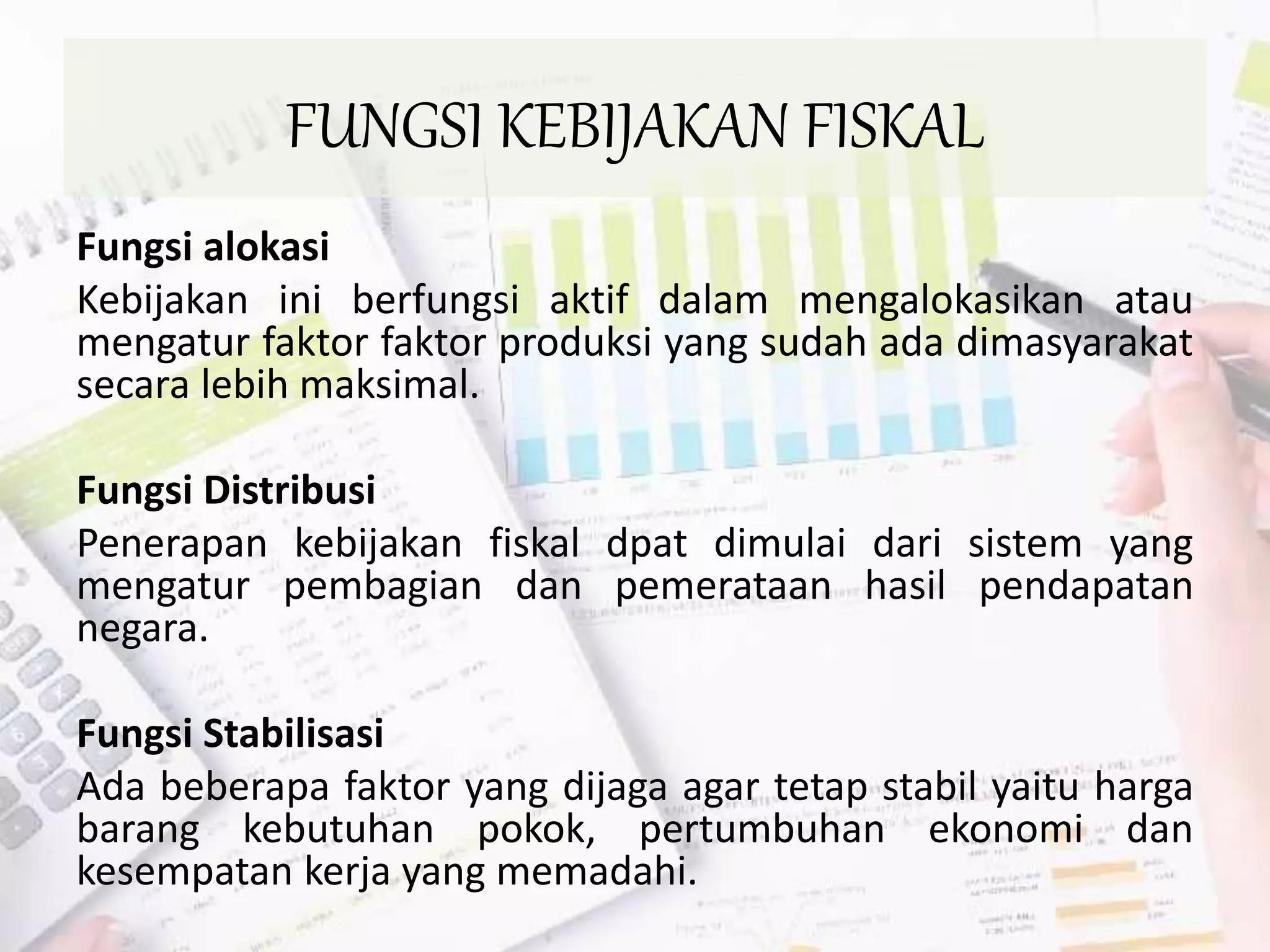 Kebijakan Fiskal di Indonesia | PPTX