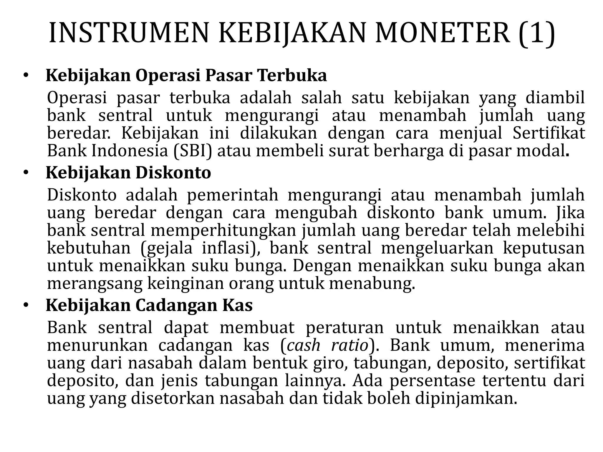 Kebijakan fiskal. moneter dan investasi | PDF