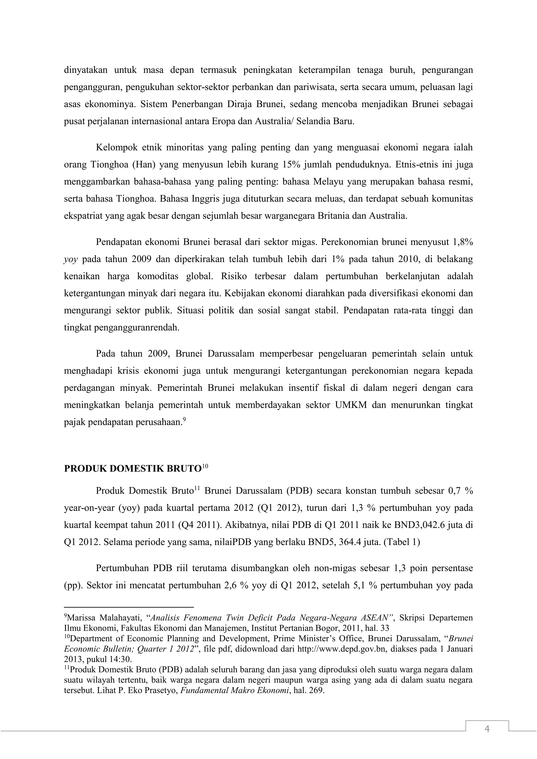 Kebijakan Fiskal Negara Brunei Darussalam - Anto Apriyanto | PDF