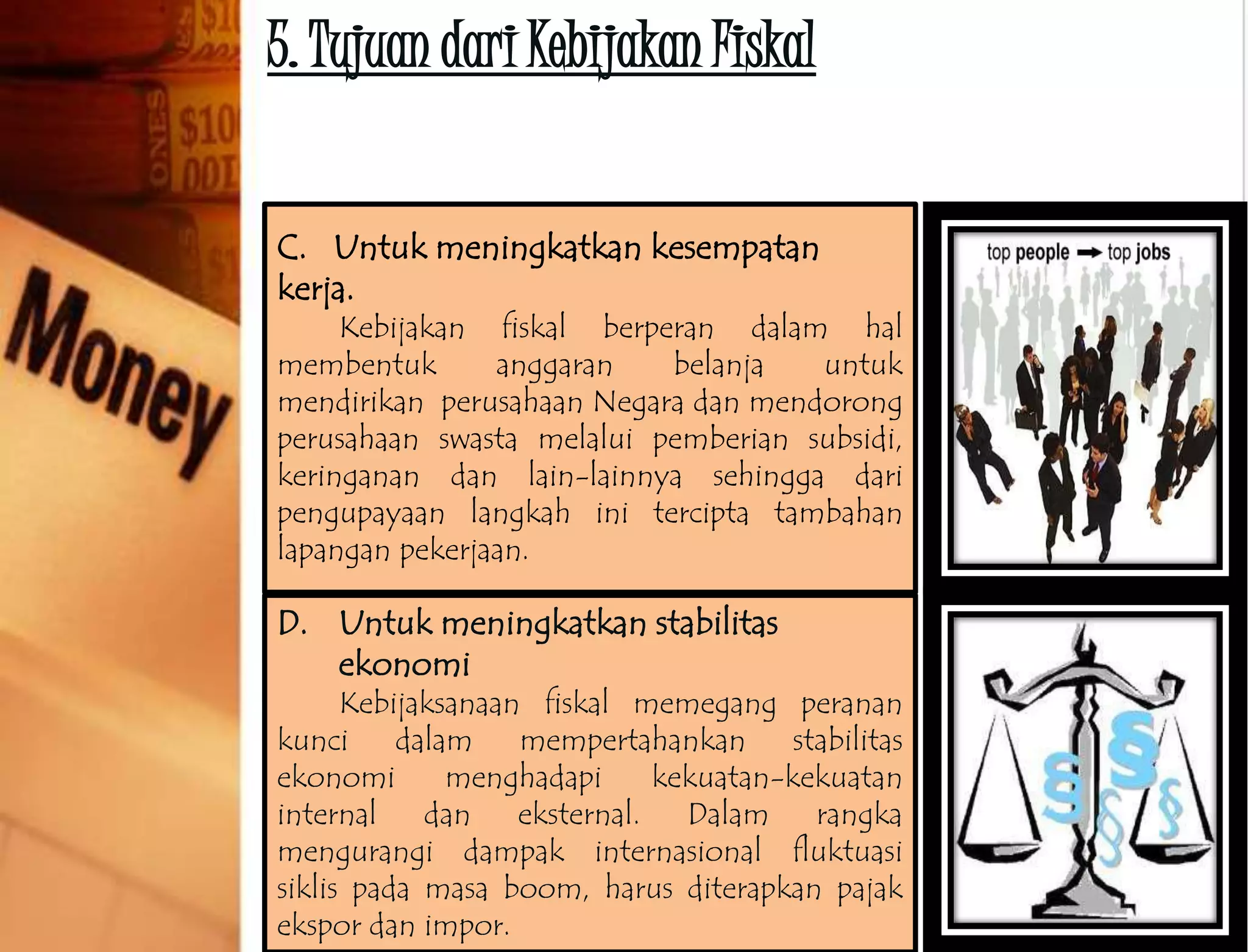 Kebijakan fiskal presentasi | PPTX