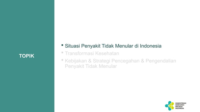 KEBIJAKAN Pencegahan dan pengendalian PTM.pptx