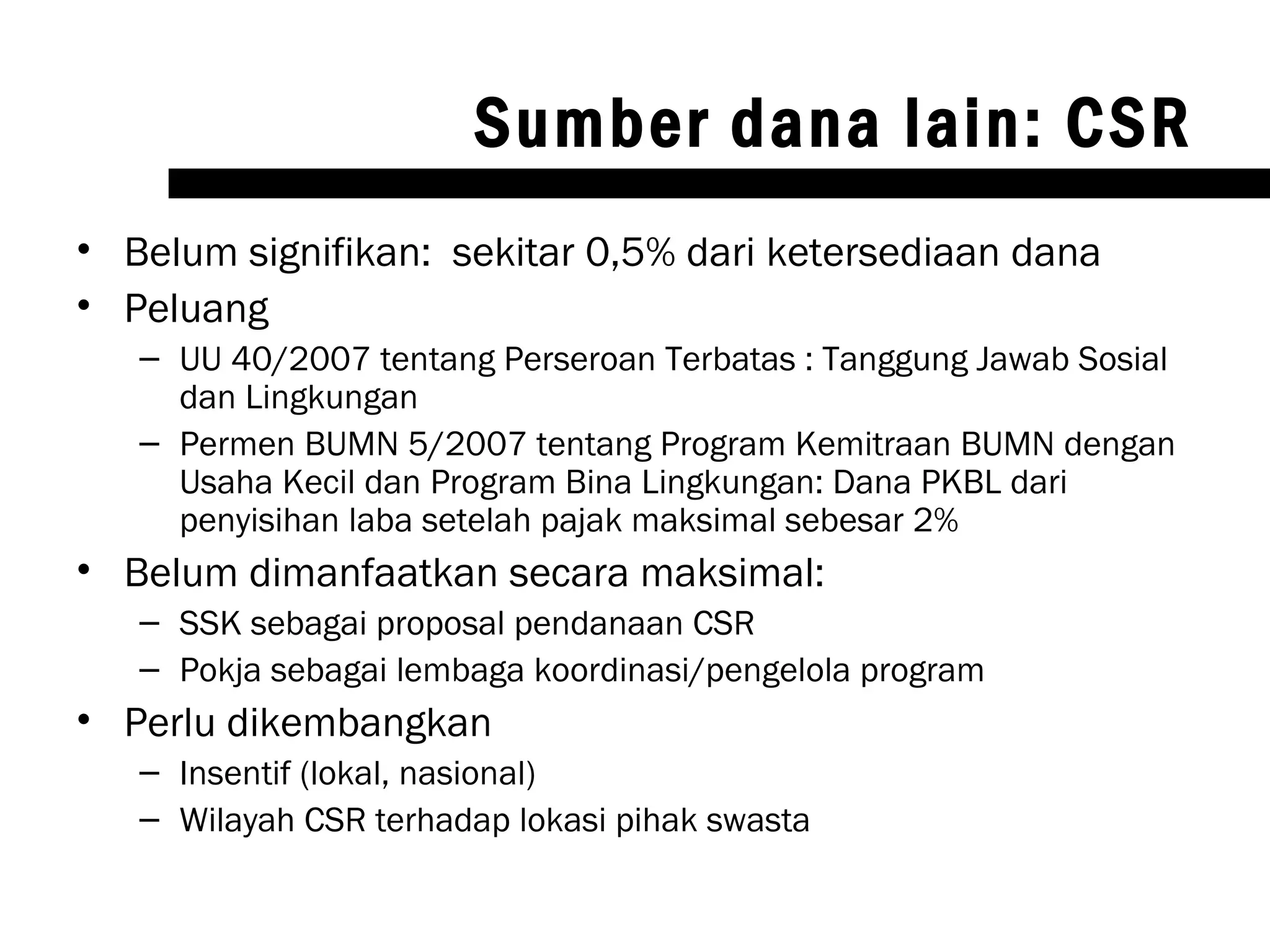 Kebijakan Nasional Pembangunan Sanitasi Pemukiman | PPT